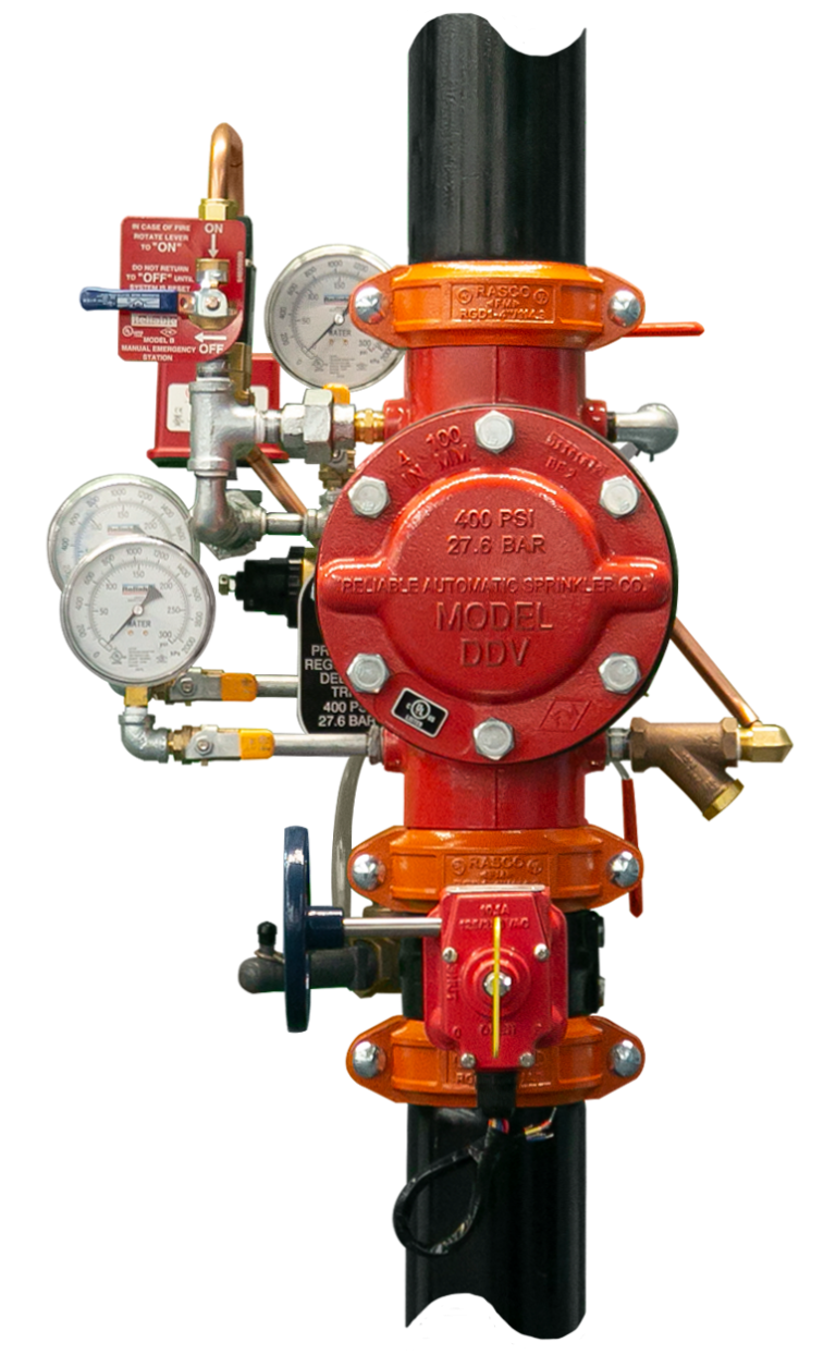 The DDV Diaphragm Deluge Valve uses a single moving part—a resilient ...