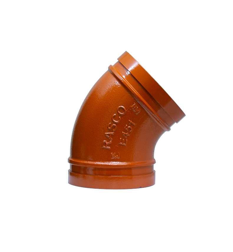 E451 Grooved Elbow 45º Standard Elbow | Reliable Sprinkler